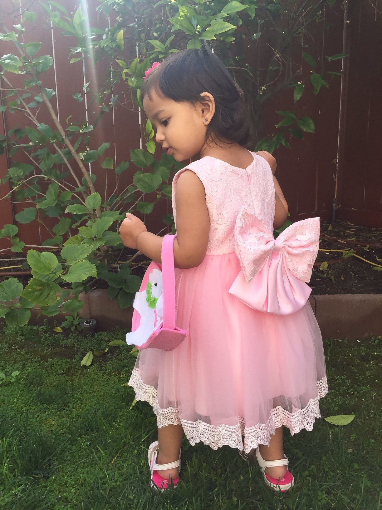 Girls Pink Lace Birthday Dress Baby Pink Tulle Dress Flower | Etsy