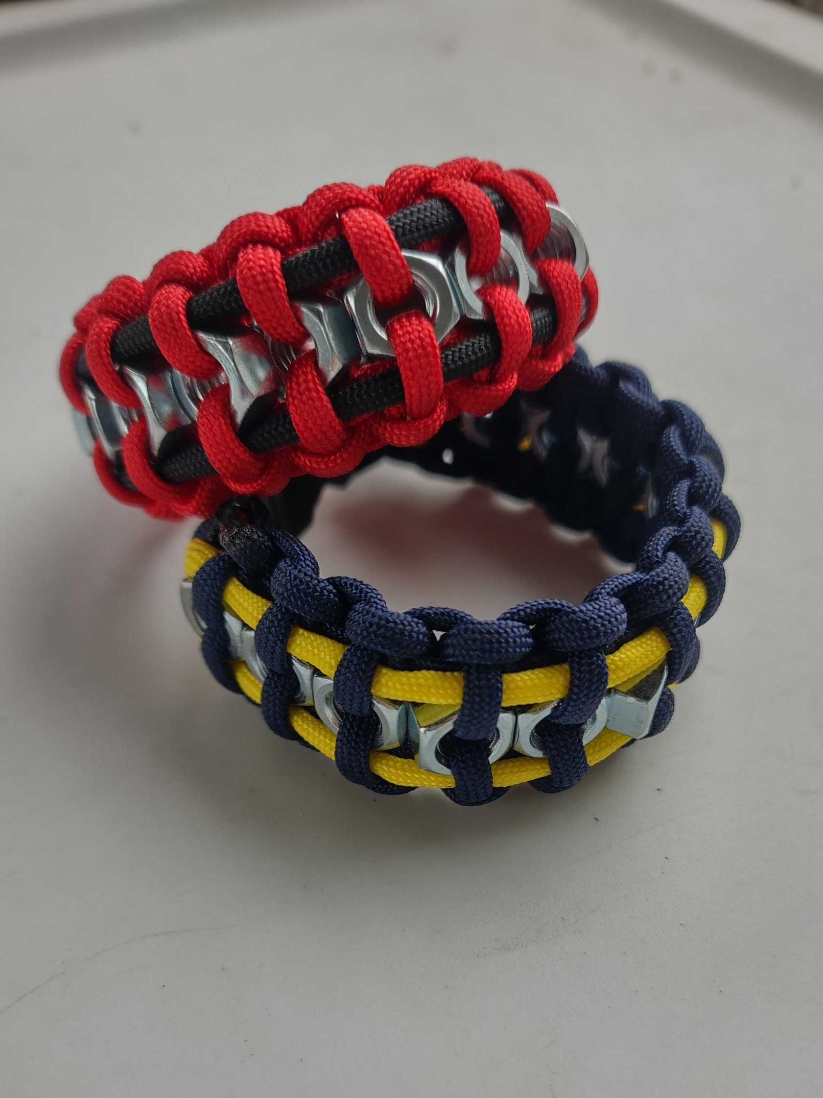 Hex Nut Paracord Bracelets Etsy