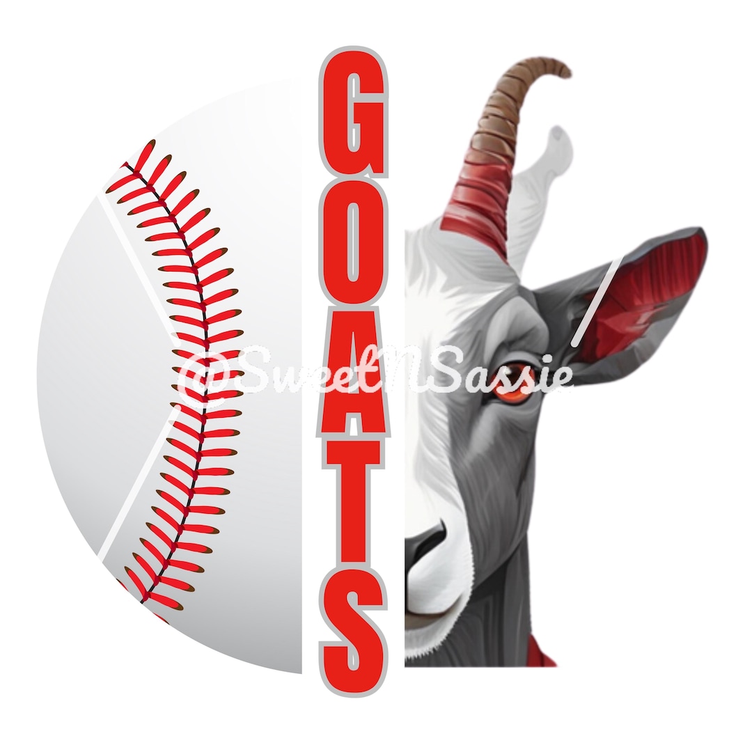 Half Baseball and Goat Png File - Etsy