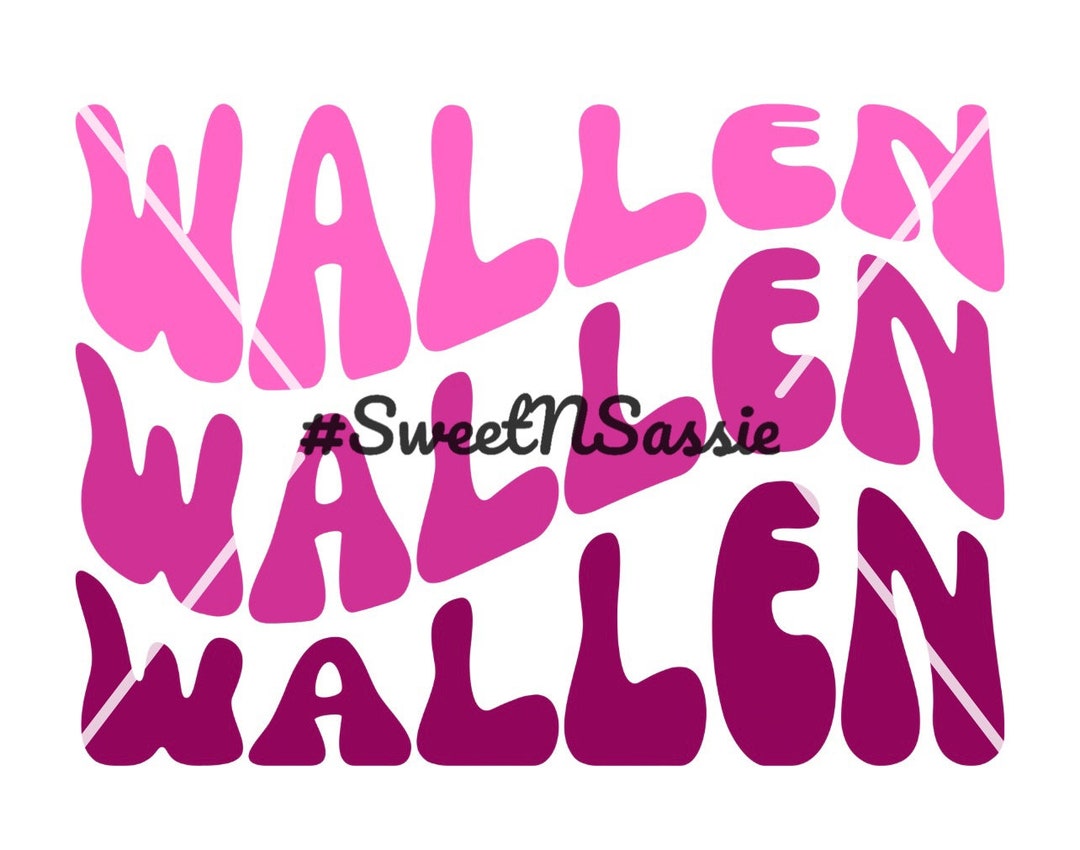 Pinks Wavy Wallen Wallen Png File - Etsy