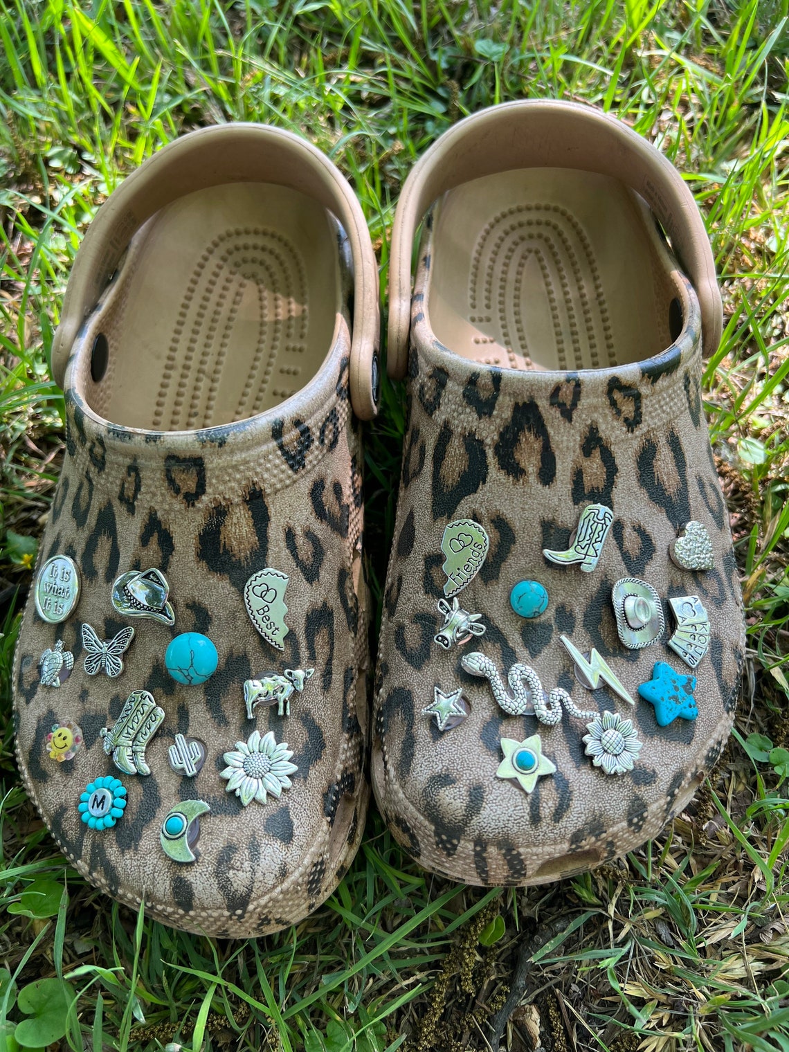 1 Western Croc Charm - Etsy