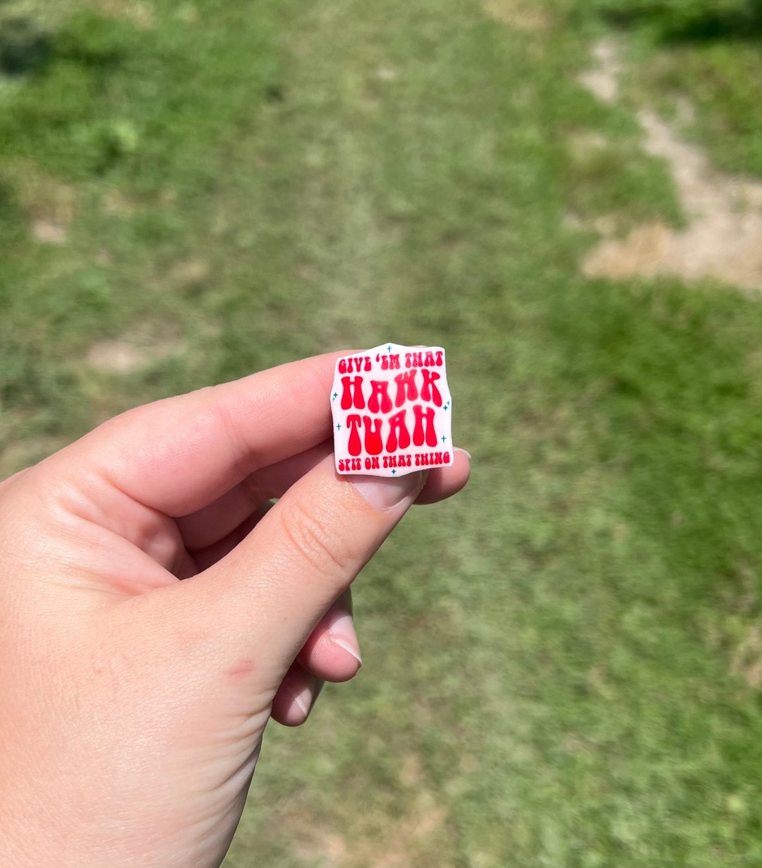 Pink Hawk Tuah Croc Charm - Etsy