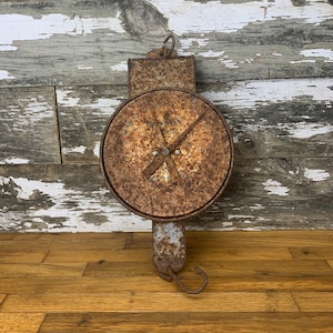 Rustic Metal Hanson 60lb Hanging Scale Vintage Hanging Scale Non ...