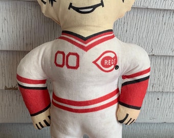 Reds Baseball Plush - Etsy