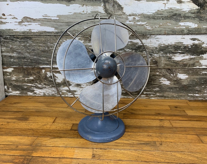 Vintage Fan 1950s Polar Cub 12” Oscillating Metal by A.C. Gilbert - Non ...