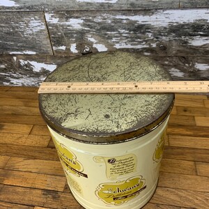 Vintage Schwans Ice Cream Tin Large 2 Gallon Tin With Lid Retro Chic ...