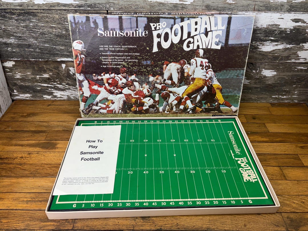 Vintage Samsonite Football Game - Washington Commanders Vs Arizona ...