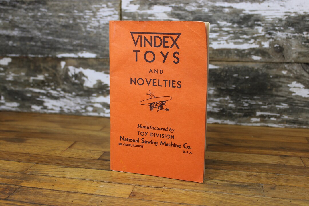 Vintage 1930s Vindex Toys and Novelties Catalog Vindex Toys by Toy ...