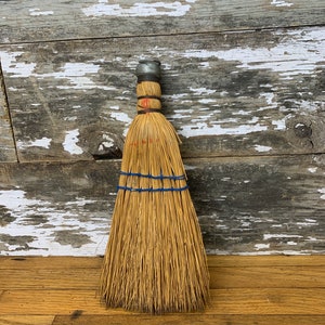 Small Whisk Broom Antique Primitive Wire Wrapped Handle - Etsy