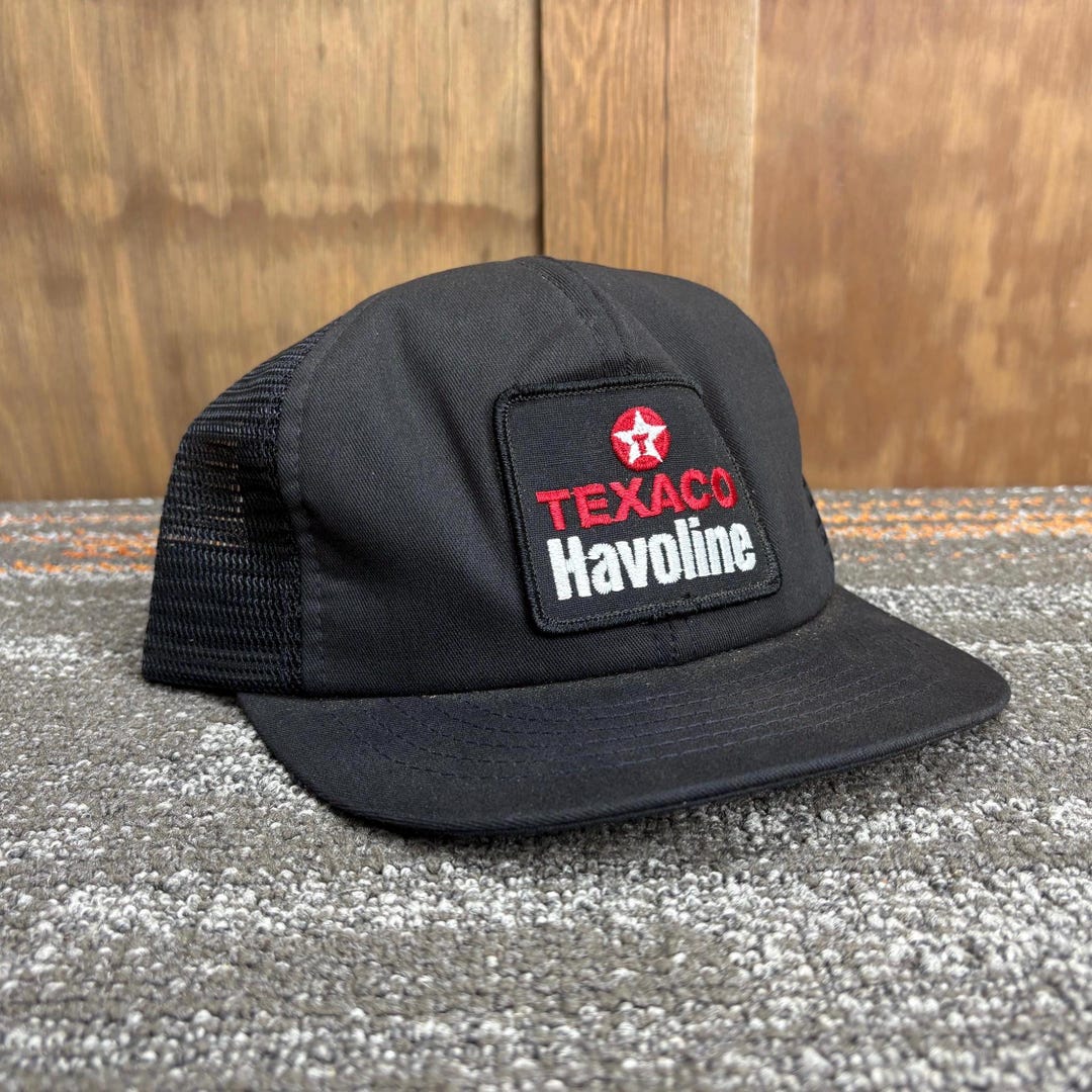 Vintage Texaco Havoline Oil Mesh Snapback Hat - Etsy