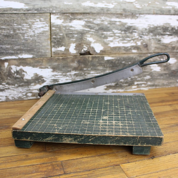 Antique Paper Cutter - Etsy