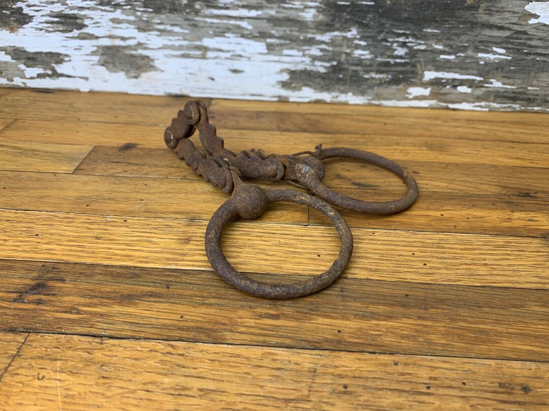 Rustic Chain Snaffle Bit - Cowboy, Horse, Western Decor - Horse Tack ...