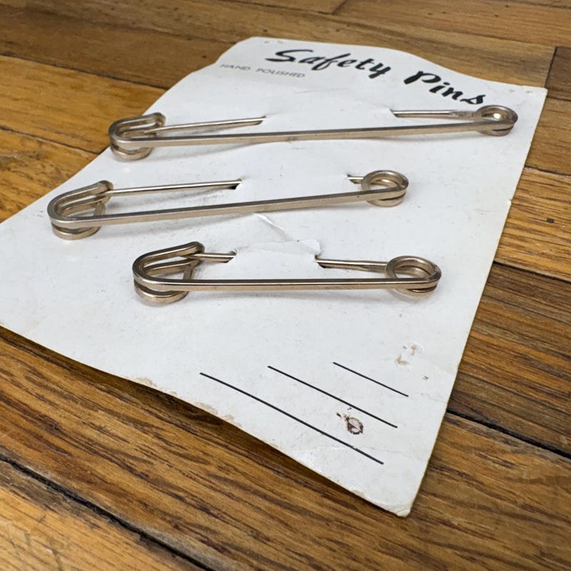 Antique Safety Pin - Etsy