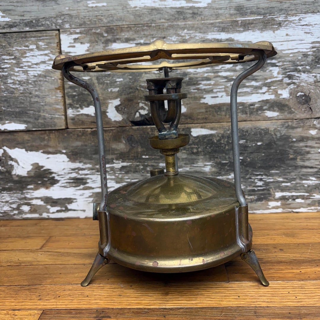 Swedish Extra Large Brass Burner - 1930s Vintage - Portable Camp Stove ...
