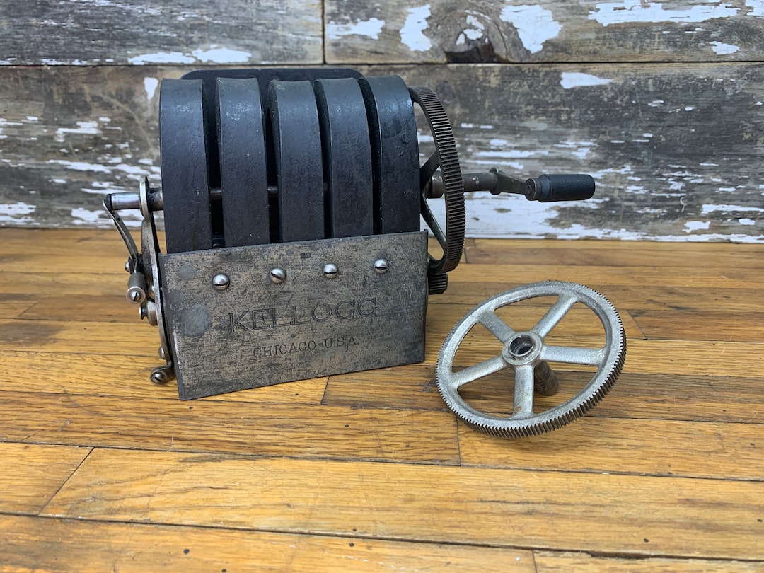 Antique Kellogg 5 Bar Magneto Crank Telephone Generator for Parts Extra ...