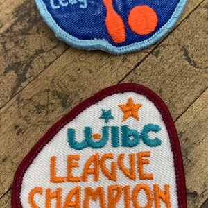 Vintage 1970s-1980s WIBC Bowling League Champion Patch Lot of 7 Vintage ...