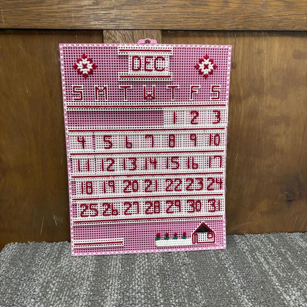 Retro Crafty Calendar - Interchangeable Months and Days - Etsy