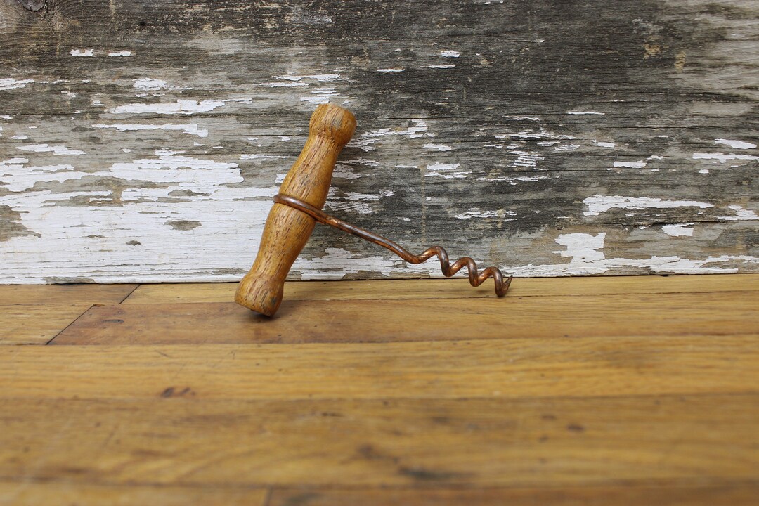 Small Antique Wrapped Wire Corkscrew - Etsy