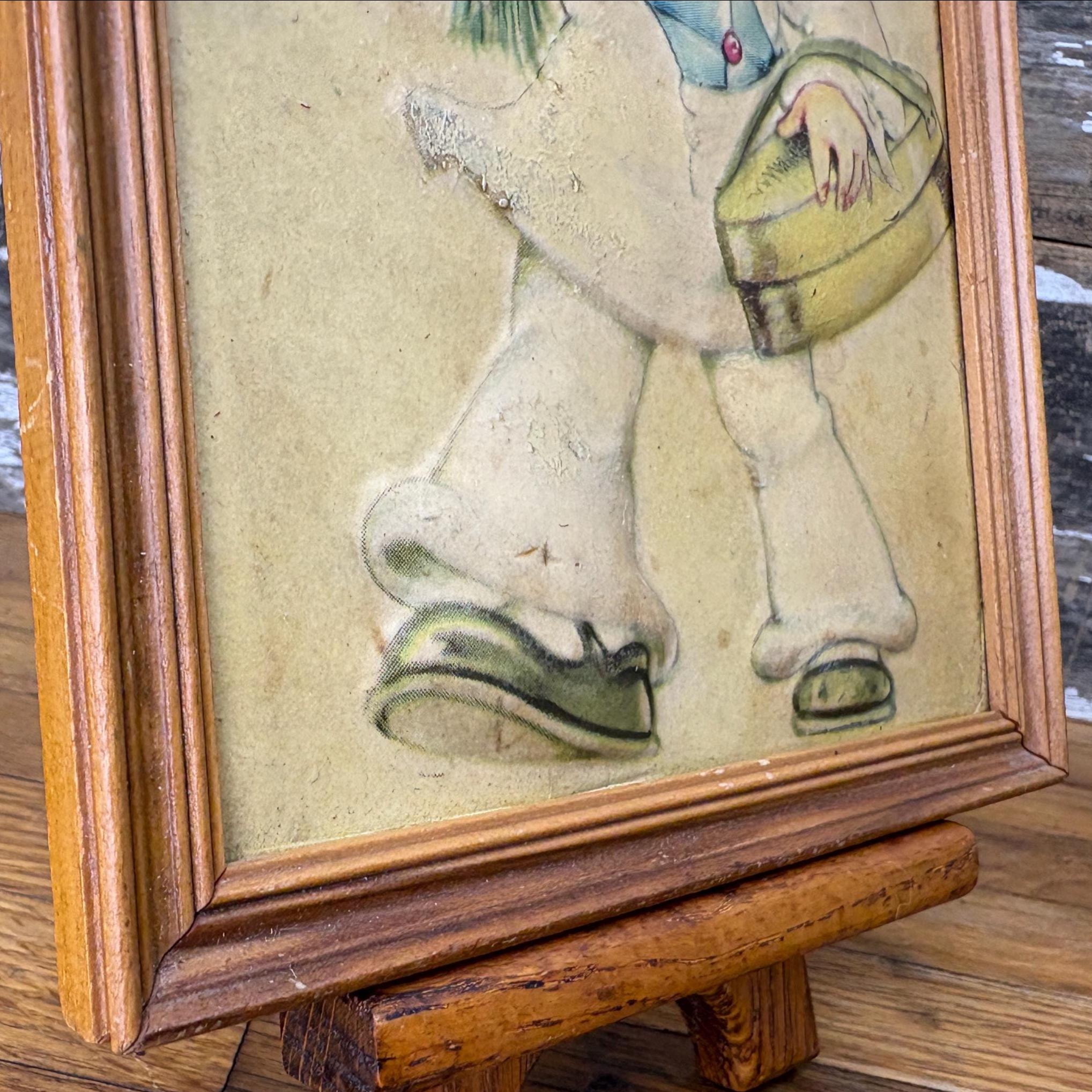Vintage Embossed Tin Art - Wood Framed Print - Etsy