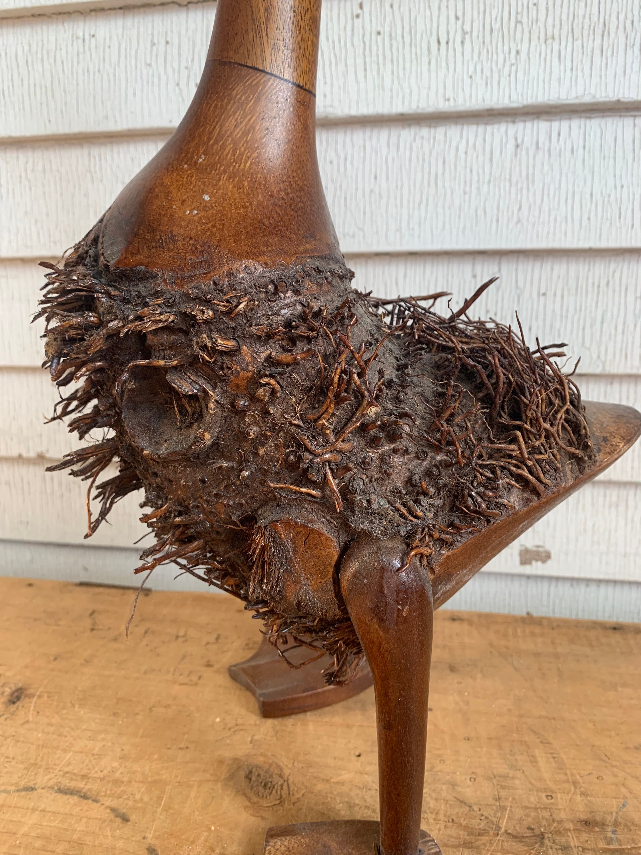 Vintage Bamboo Root Carved Duck Natural Bamboo Root Carving - Etsy