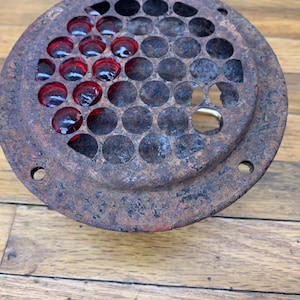 Vintage Do Ray Nobby Red Glass Reflector - Do Ray Lamp Co. - Do Ray ...