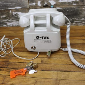 Vintage Coin Operated LAN Line Telephone - G-tel Coin Op Phone With ...