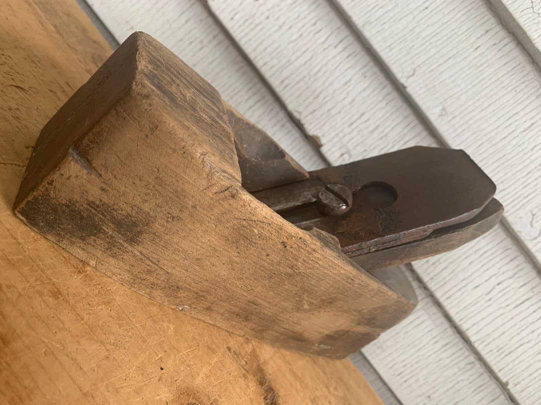 Antique Woodworking Plane Coffin Shape Wooden 2 1/8 Smooth Plane ...