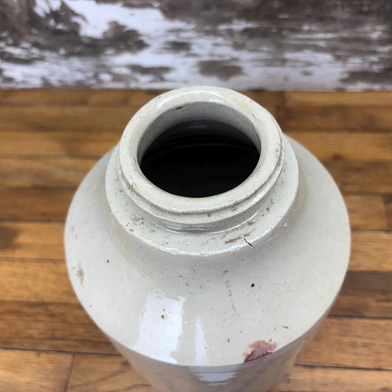 Antique Macomb Pottery Stoneware Crock: Ball Zinc Lid, Illinois - Etsy