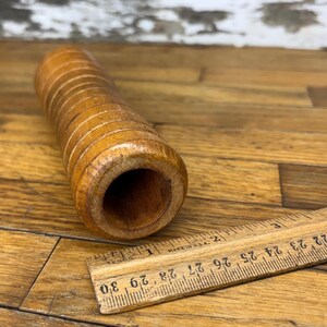 Small Antique Industrial Wooden Millinery Thread Spool - Etsy