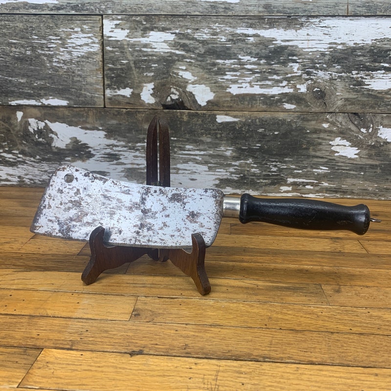 Antique Meat Cleaver - Etsy