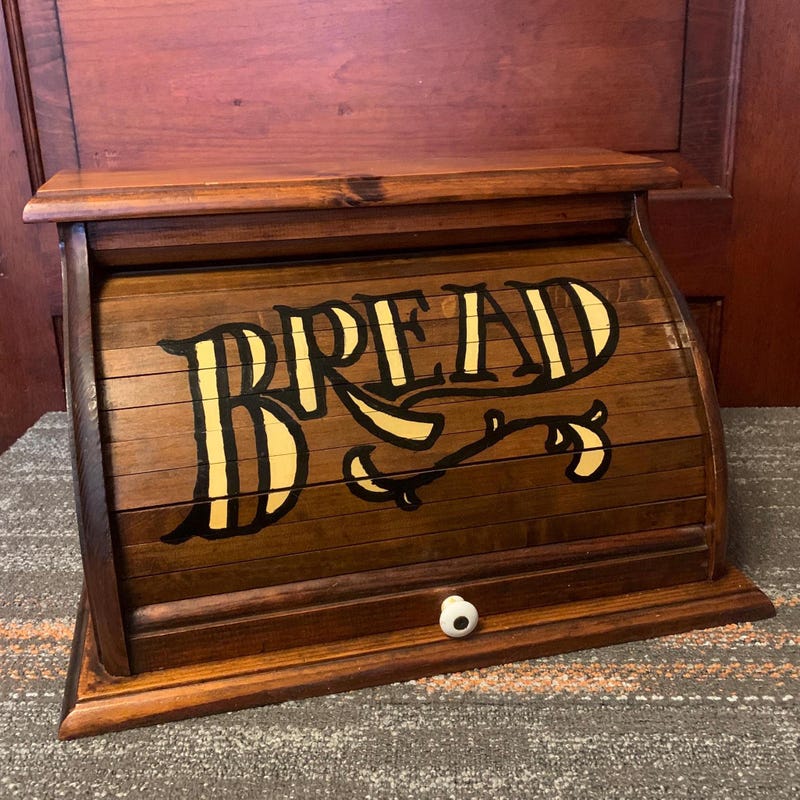 Roll Top Bread Box - Etsy
