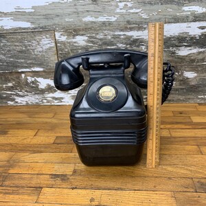 Antique Bakelite Wall Mounted Telephone Hand Crank Magneto - Etsy