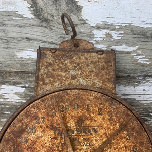 Rustic Metal Hanson 60lb Hanging Scale - Decorative Non-working - Etsy