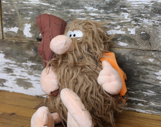 Captain Caveman Draw String Talking Plush- Hanna Barbera - Jazwares ...