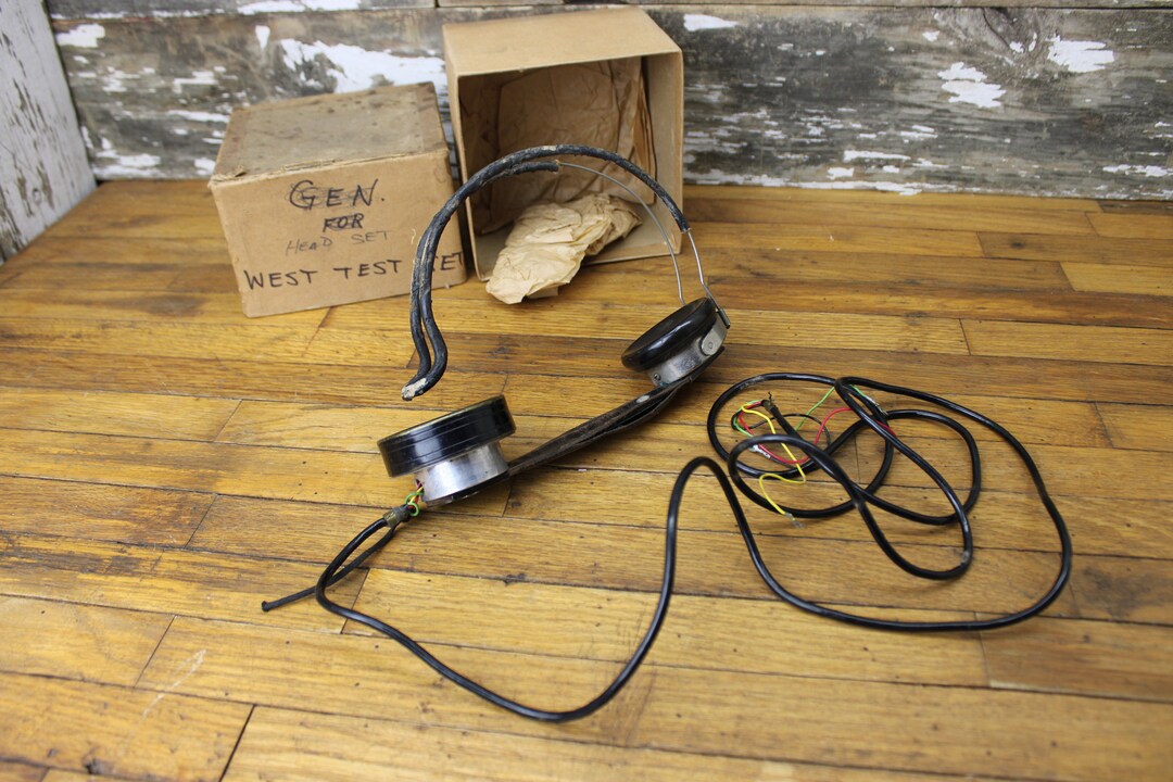 Vintage West Test Set Headset Railway Communications Testing Telephone ...