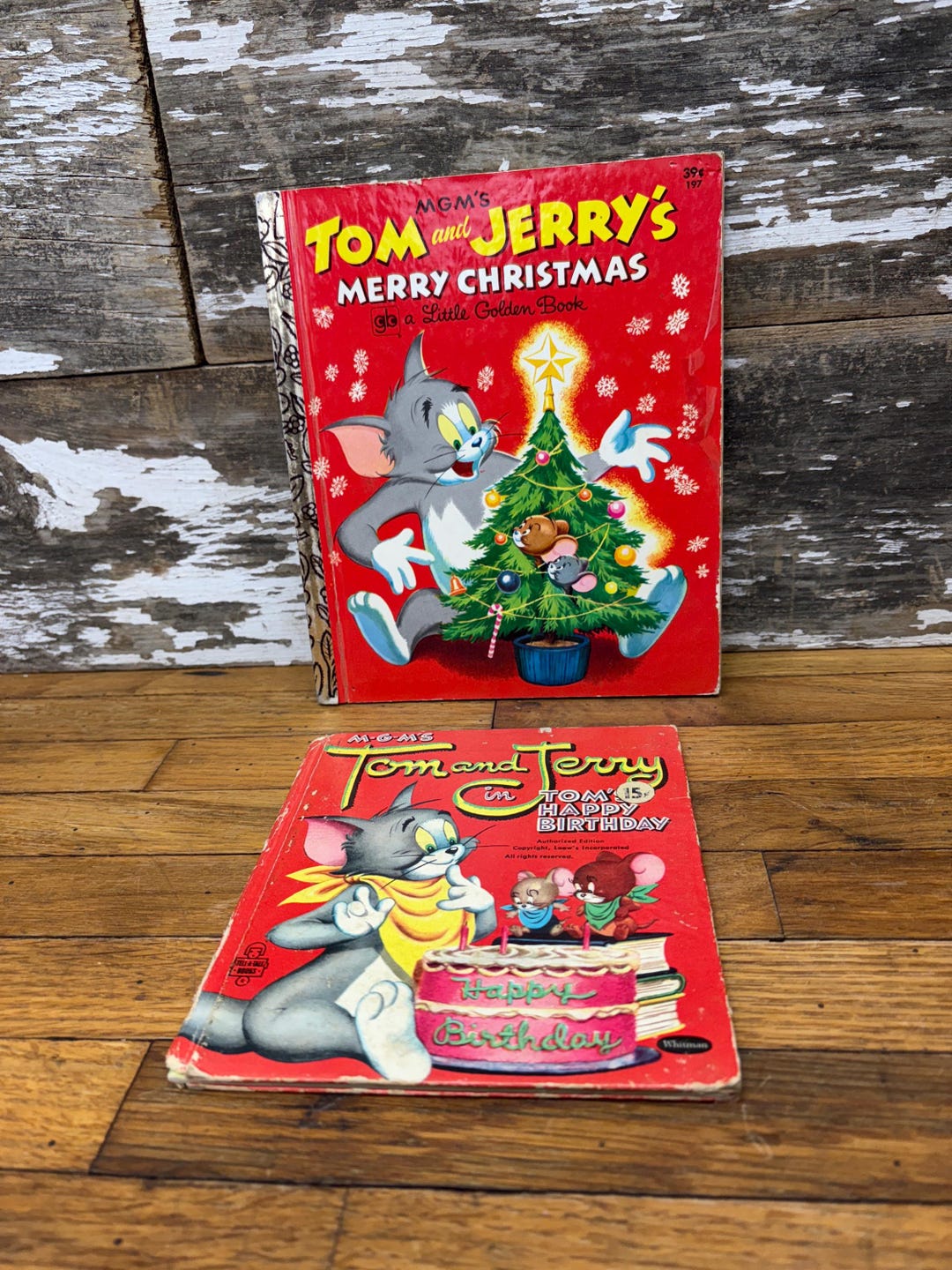 Vintage Tom and Jerry Books 1973 Tom and Jerry's Merry Christmas Little ...