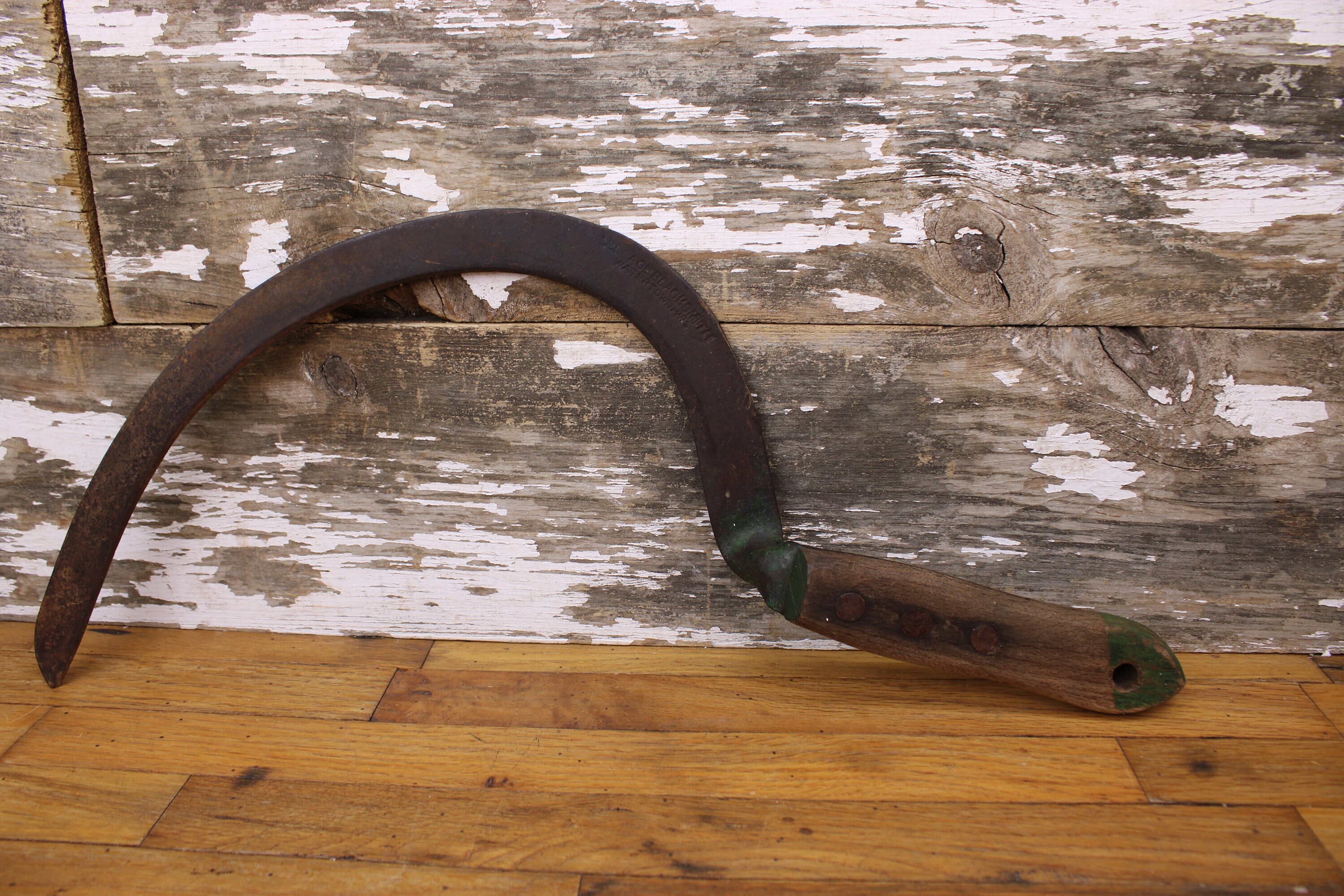 Antique Village Blacksmith Sickle Watertown Wisconsin Hand - Etsy