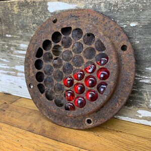 Vintage Do Ray Nobby Red Glass Reflector - Do Ray Lamp Co. - Do Ray ...