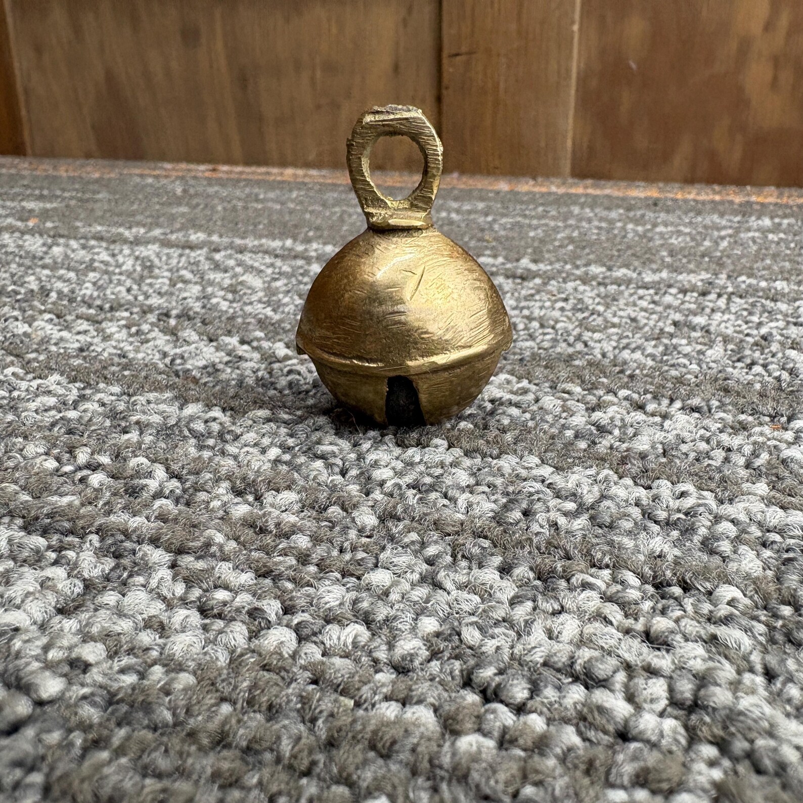 Tiny Vintage Bell - Aged Brass Patina - 2 Inches Tall - Etsy