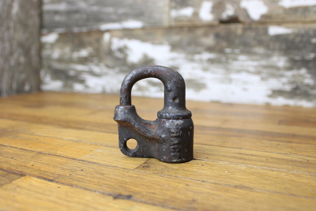 Vintage Railroad Lock Vintage Railway Signalman Collection Old Signal ...