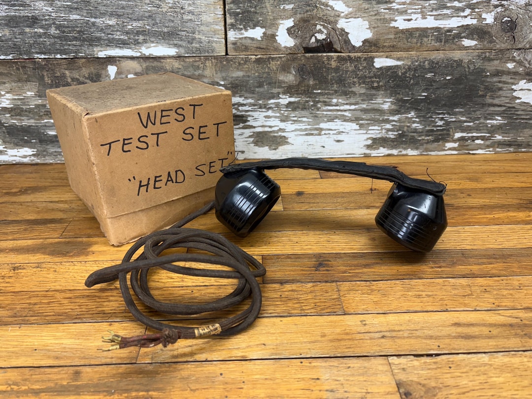 Vintage West Test Set Headset - Railway Communications Testing ...