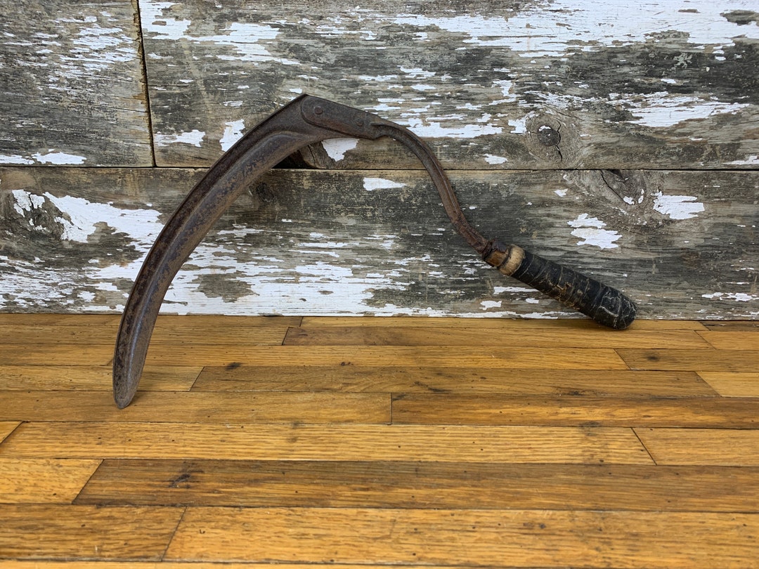 Sickle Weed Cutter Antique Farm Tool Halloween Prop - Etsy