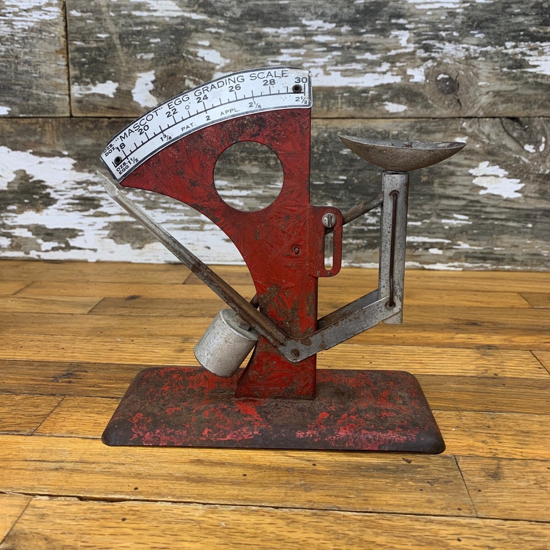 Antique Mascot Egg Grader Red Egg Scale Made in the USA Primitive ...