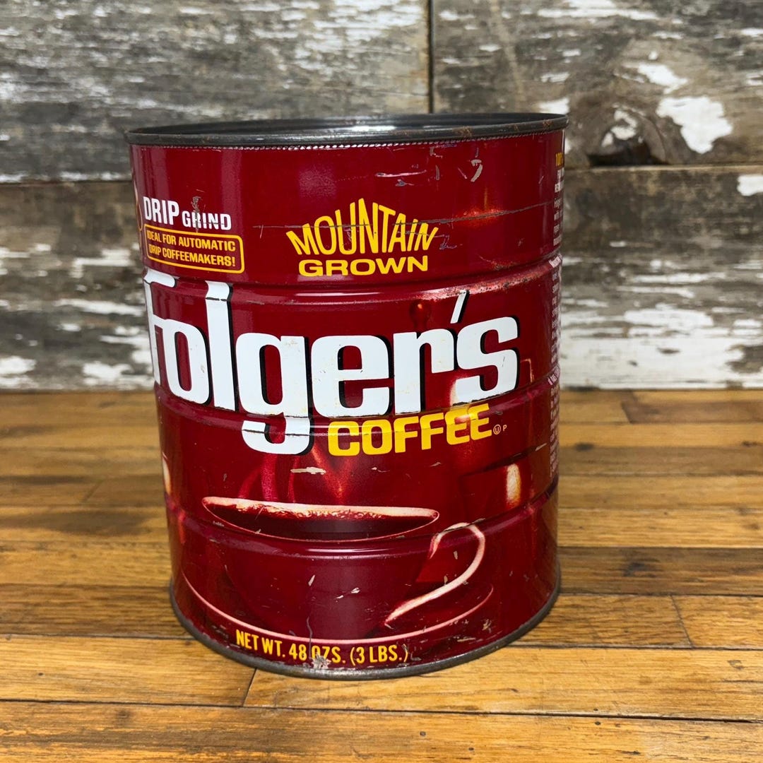Folgers Coffee 3lb Can - Drip Grind - Mountain Grown Folgers Coffee ...