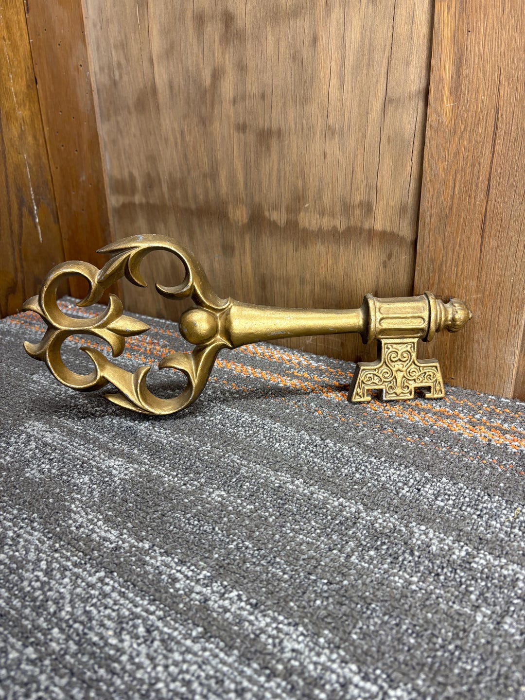 Vintage Cast Aluminum Skeleton Key Wall Hanging - Etsy