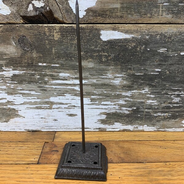 Cast Iron Receipt Spike - Etsy