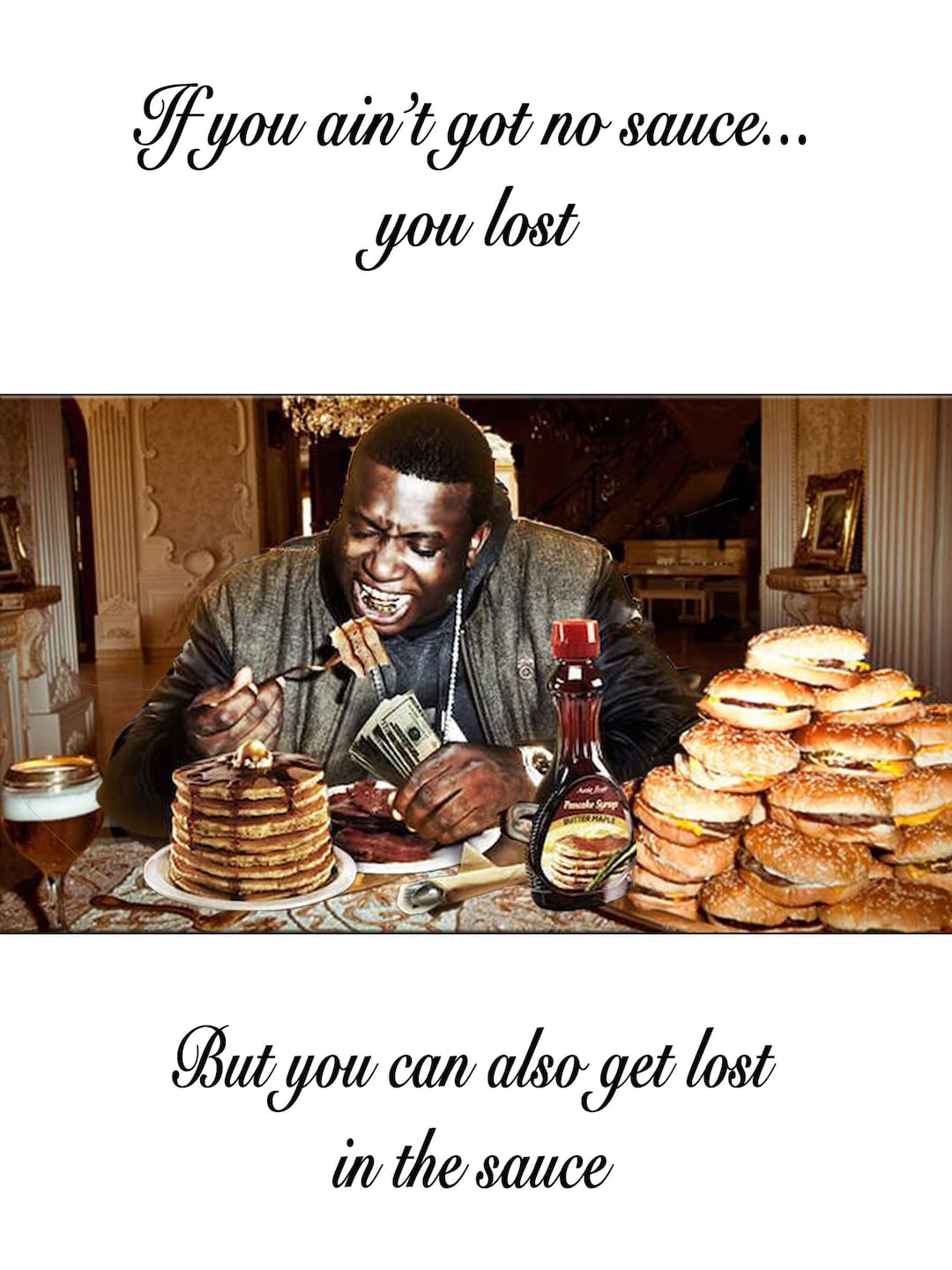 Gucci Mane Shirt Lost in the Sauce - Etsy