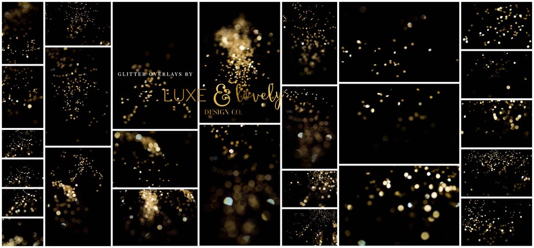 Glitter Photo Overlays - Etsy