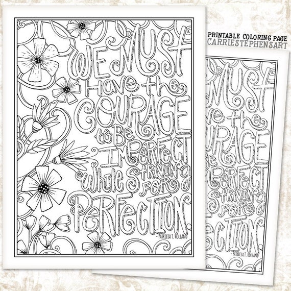 Courage Coloring Pages