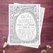 Shark Coloring Page Printable With a Motivational Quote in a World Full ...